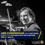 Abe Cunningham (Deftones) tocará con la banda del programa de Seth ...